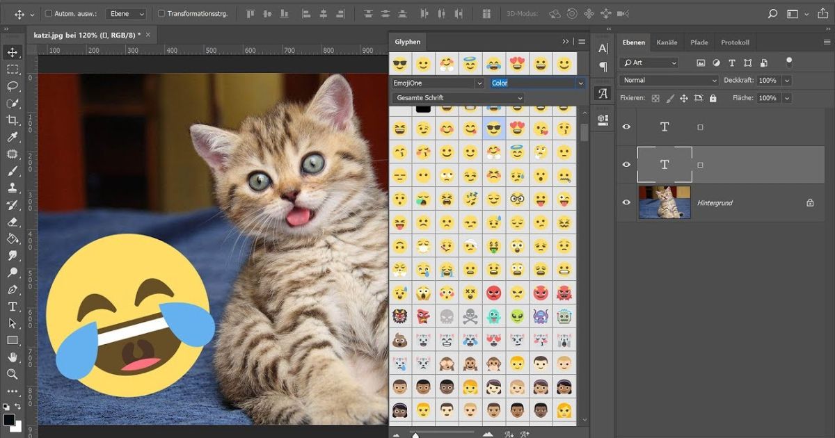Emojis, Emoticons und Smileys als Vektor-Schriftart verwenden ...
