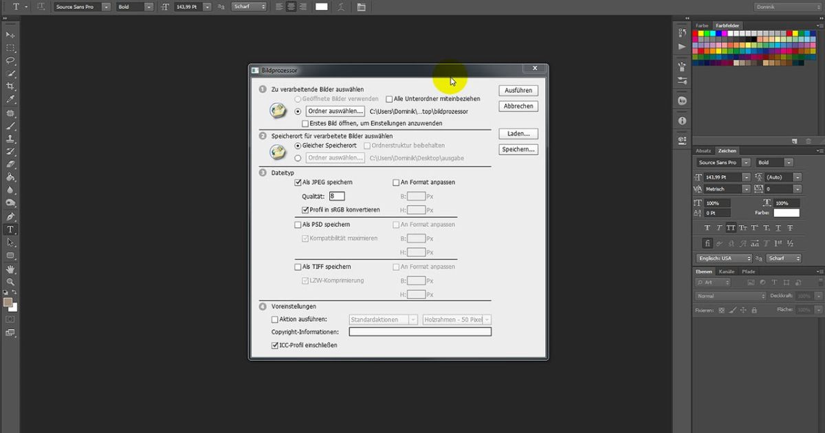 Bildprozessor – Photoshop-Tutorial