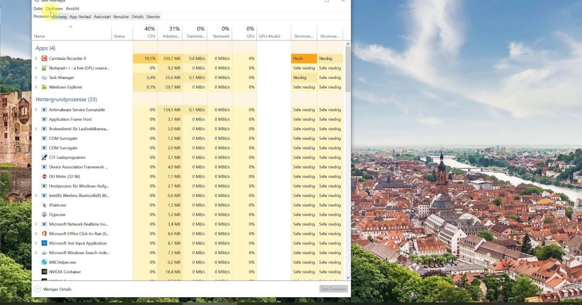 Task-Manager öffnen – Windows-Tutorial