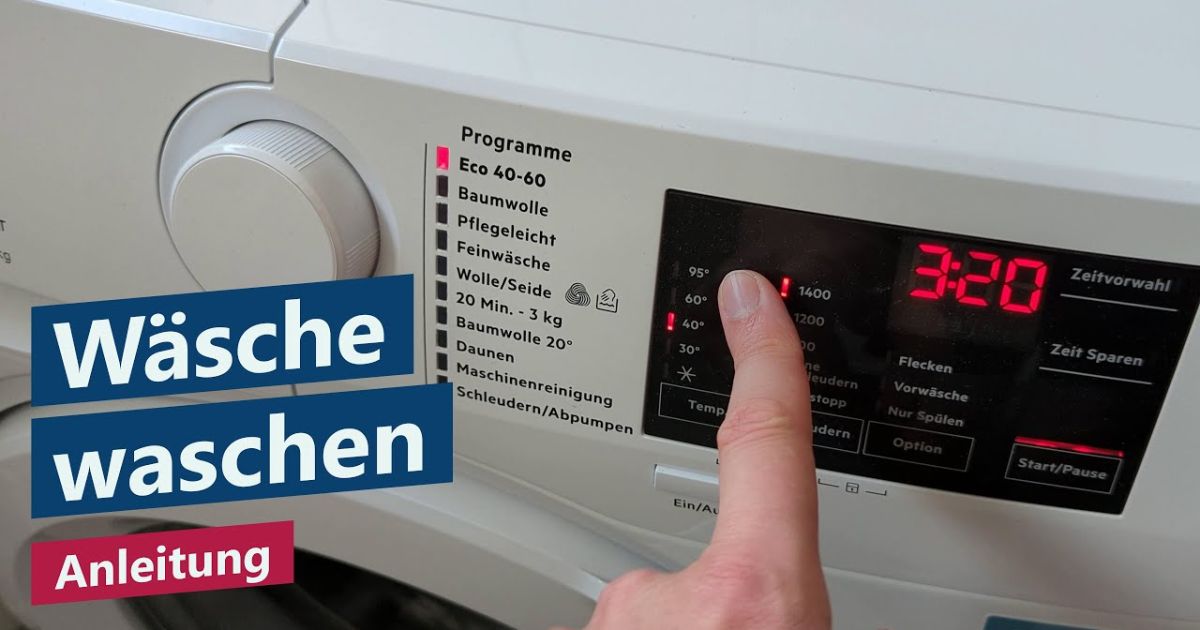 Wäsche waschen Anleitung für Anfänger – Die schnelle Wäsche für ...