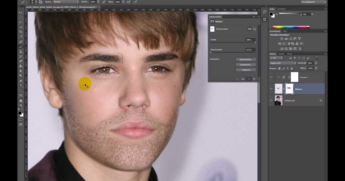 Dreitagebart erstellen – Photoshop-Tutorial